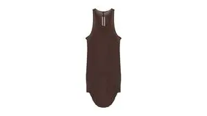 Rick Owens Basic Rib Tank - Brown