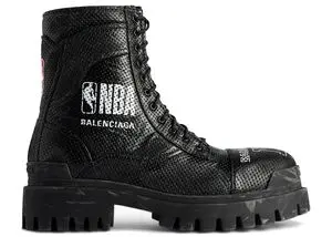 Balenciaga Combat Strike Boot Nba - Black