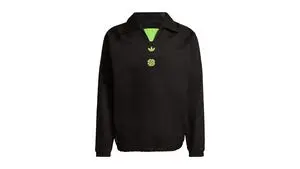 Adidas Celtic Fc Terrace Icons Drill Sweatshirt - Black