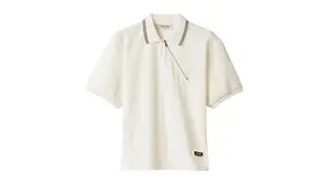 Miu Miu Piquet Jersey Polo Shirt