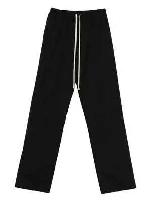 Rick Owens Heavy Poplin Dietrich Drawstring Pants - Black