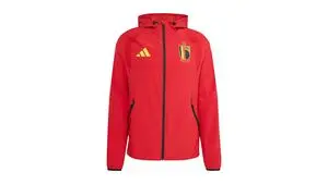 Adidas Belgium Tiro Tech Full Zip Windbreaker Jacket - Team Power Red