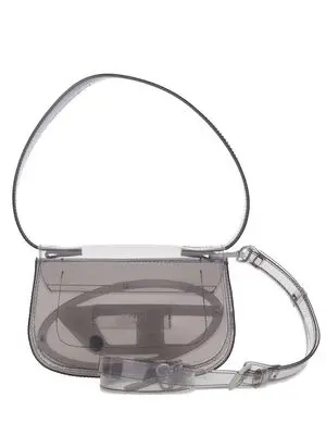DIESEL 1dr Shoulder Bag - Clear Black