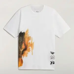Y3 Gfx Short Sleeve T-shirt - White