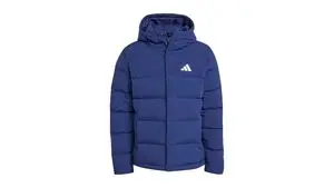 Adidas Helionic Climawarm Hooded Down Jacket - Dark Blue