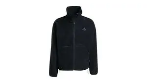 Adidas City Tech High Pile Fleece Fullzip Jacket - Black