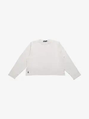 Polo Ralph Lauren Classic Long Sleeve Pullover - White