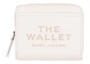 Marc Jacobs The Leather Mini Compact Wallet - White