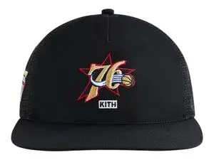 Kith X 47 Brand Nba Allstar Philadelphia 76ers Trucker Hat - Black