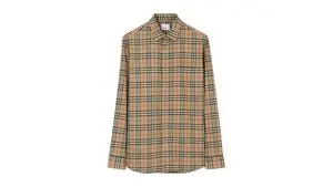 Burberry Check Cotton Shirt - Archive Beige
