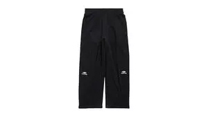 Balenciaga 3b Sports Icon Fleece Sweatpants - Washed Black