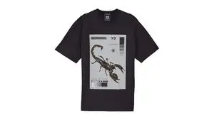 Adidas Y3 Nbhd Graphic Tee Shirt - Black Granite