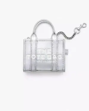 Marc Jacobs Nano Tote Charm Bag - Silver