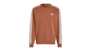Adidas Adicolor Classics 3stripes Crewneck Sweatshirt - Preloved Brown
