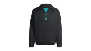 Adidas Liverpool Fc Terrace Icons Drill Sweatshirt - Black