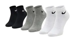 Nike Everyday Cushioned Lightweight Low Socks - Black