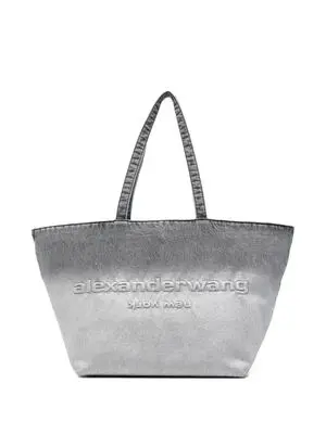 Alexander Wang Punch Tote Bag - Light Grey Aged/silver