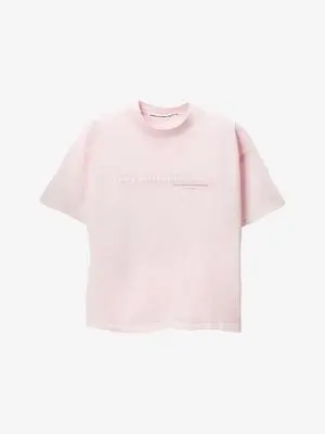 Alexander Wang Shrunken T-shirt - Light Pink