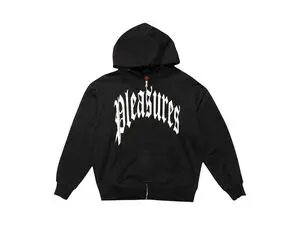PLEASURES Twitch Zip Hoodie - Black