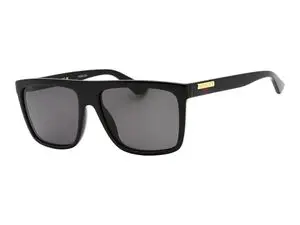 Gucci Rectangular Sunglasses - Black/grey (gg0748s/001)