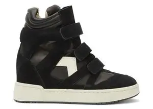 Isabel Marant High-top Wedge Sneakers - Black