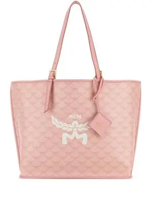 Mcm Himmel Lts Shopper - Silver Pink