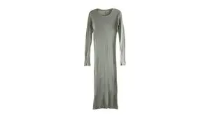 Rick Owens Rib Long Sleeve Dress - Green