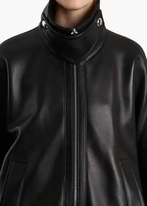 Khaite Hamett Jacket In Leather
