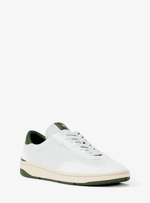 Michael Kors Wilton Perforated Leather Sneaker - Green