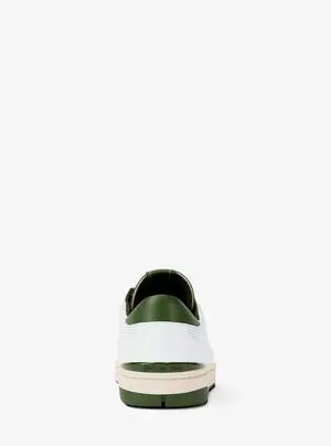 Michael Kors Wilton Perforated Leather Sneaker - Green
