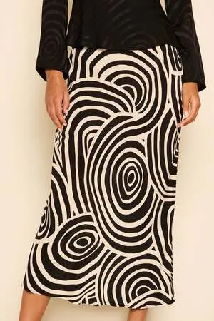 Rixo Printed Ardith Skirt