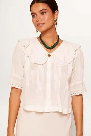 Rixo Scalloped Blouses