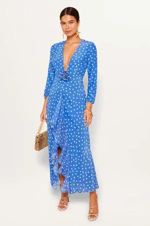 Rixo Rose Bohemia Spot Regular - Blue