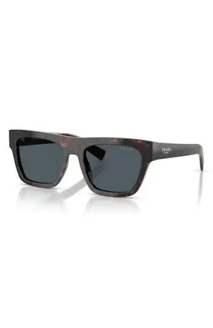 Prada 54mm Rectangular Sunglasses
