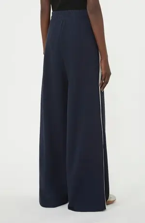Max Mara Perdoni Side Stripe Cotton Blend Pants