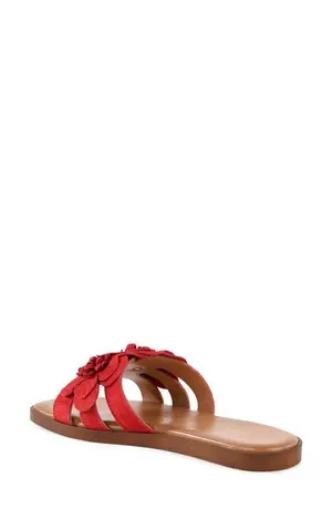 Seychelles Morning Dew Slide Sandal - Red