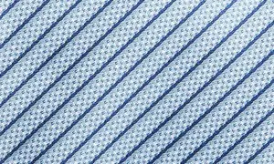 David Donahue Stripe Silk Neck Tie