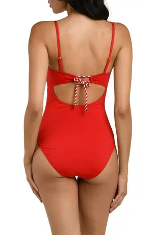 La Blanca Mariner One-piece Swimsuit - Ruby