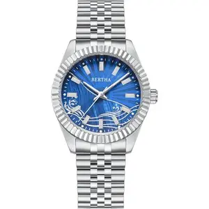 BERTHA WATCHES Marina Quartz Watch - Blue