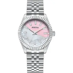 BERTHA WATCHES Marina Ladies Quartz Watch - Silver