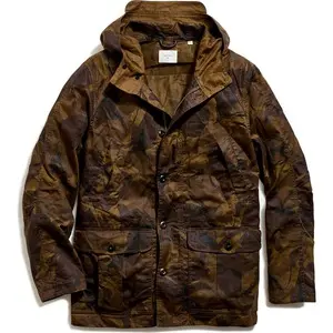 Billy Reid Waxed Lodge Jacket - Brown