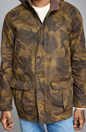 Billy Reid Waxed Cotton Lodge Jacket