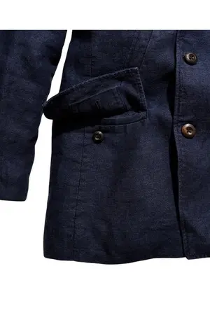 Billy Reid Canvas Peacoat