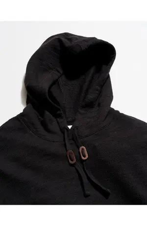 Billy Reid French Terry Hoodie - Black