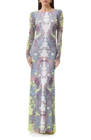 AFRM Talmo Long Sleeve Maxi Dress