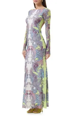 AFRM Talmo Long Sleeve Maxi Dress