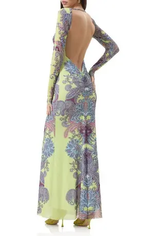 AFRM Talmo Long Sleeve Maxi Dress
