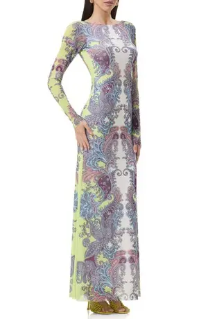 AFRM Talmo Long Sleeve Maxi Dress