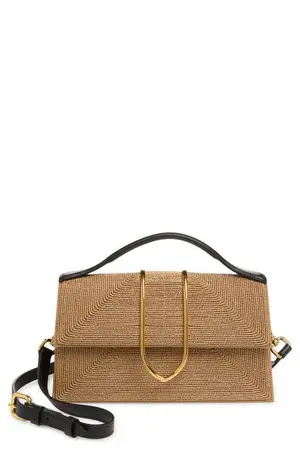 Jacquemus Le Grand Bambino Raffia Handbag - Beige