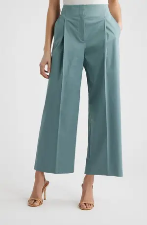 BOSS Tulotta Straight-leg Pants - Reef
